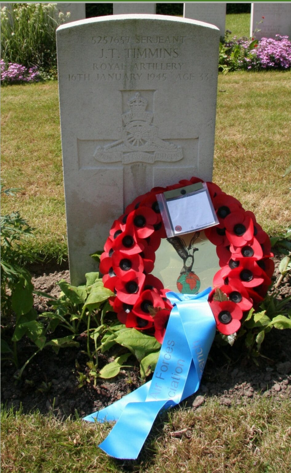 Timmins, John Thomas – Stichting Brunssum War Cemetery